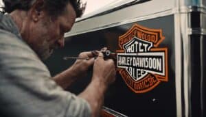 How To Install Large Harley Davidson Decals On Trailers | Iron Horse Rebels