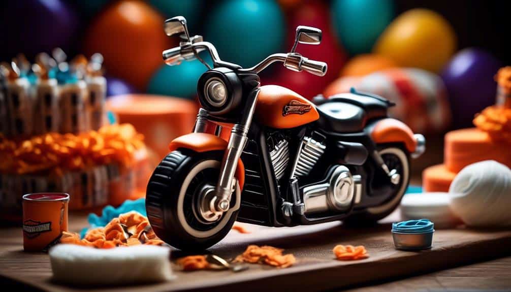 How To Make A Harley Davidson Motorcycle Diaper Cake | Iron Horse Rebels