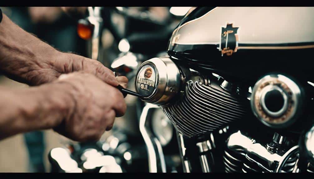 How To Check Oil On A Harley Davidson Heritage Softail | Iron Horse Rebels